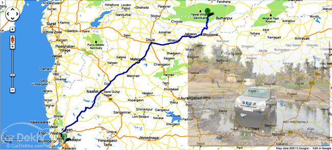 A Jungle Trail Drive to Yawal Wildlife Sanctuary in Nissan X-Trail ...