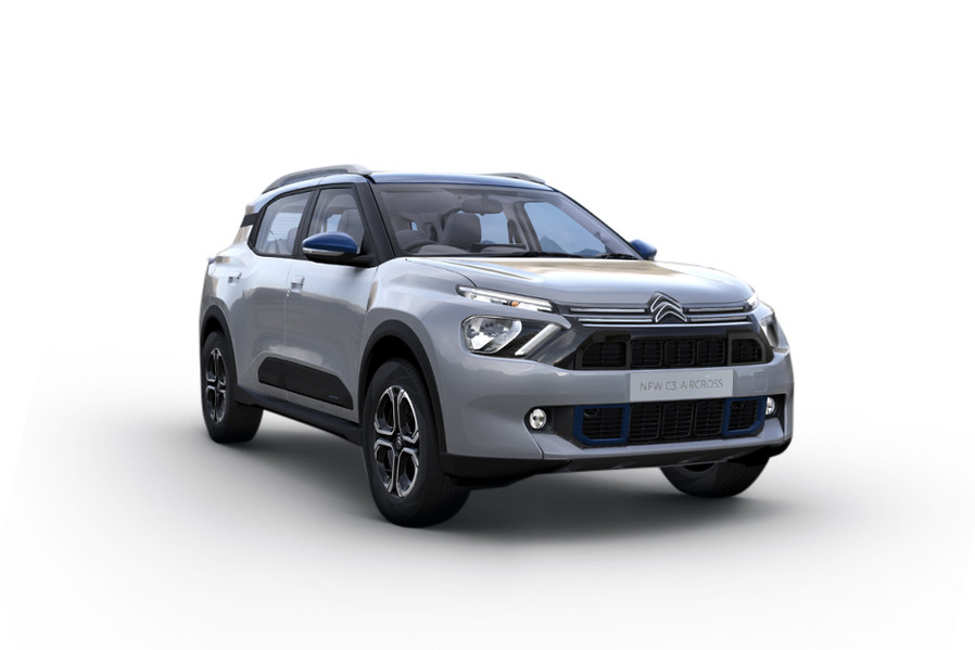 steel బూడిద with cosmo బ్లూ