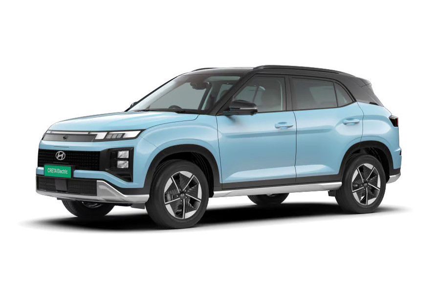Hyundai Creta Electric Ocean Blue DT Colour - Ocean Blue DT Creta ...