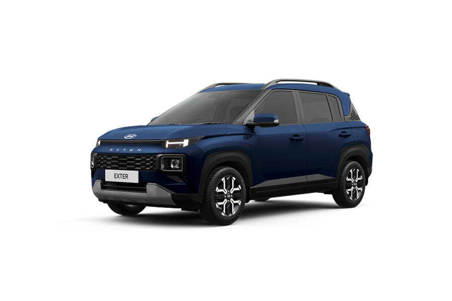 Hyundai Exter S in Starry Night Blue - CarDekho Hyundai Exter S in Starry Night Blue - CarDekho