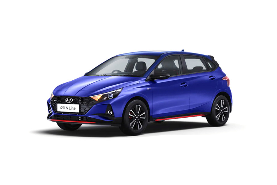 Hyundai i20 N Line Thunder Blue Colour - Thunder Blue i20 N Line Price