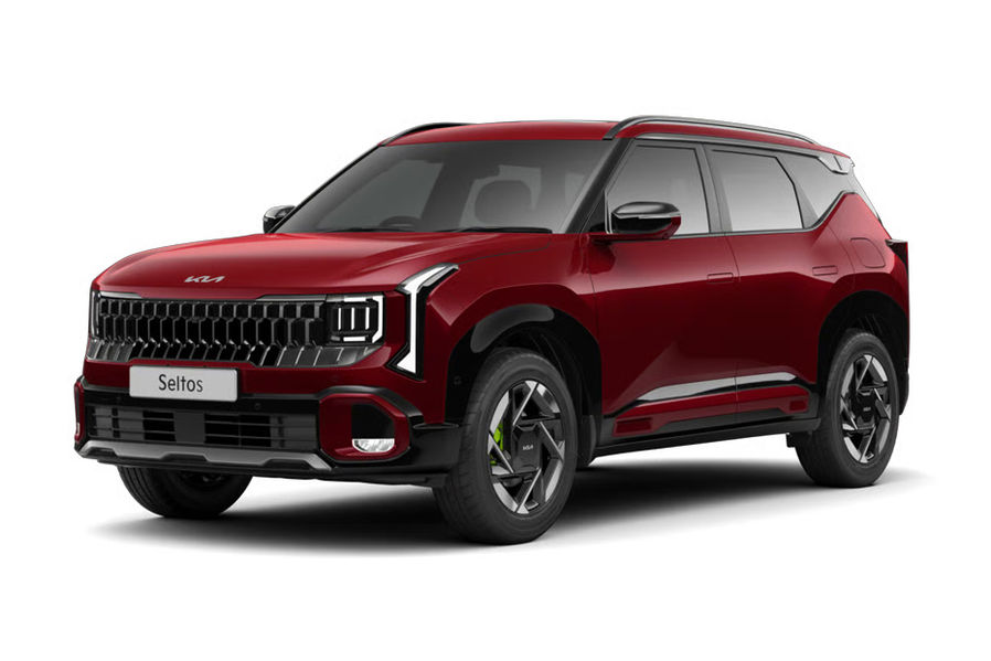 Kia Seltos Magma Red Colour - Magma Red Seltos Price
