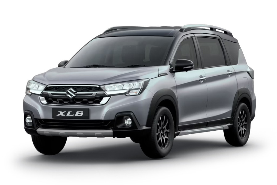 Maruti XL6 Splendid Silver Midnight Black Colour - Splendid Silver ...