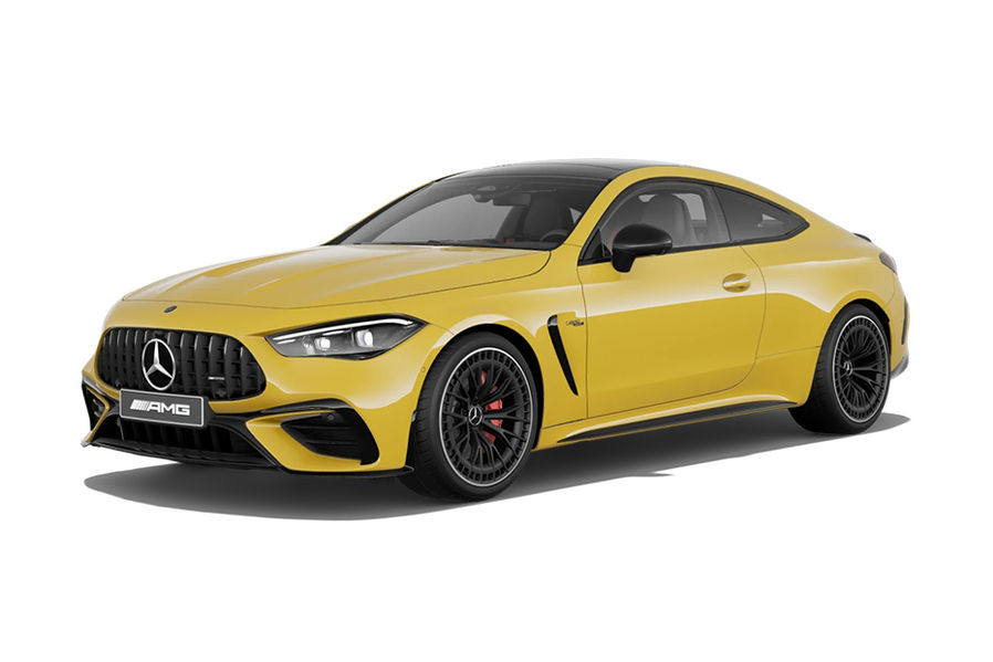 Mercedes-Benz AMG CLE 53 Solid-Sun-Yellow Colour - Solid-Sun-Yellow AMG ...