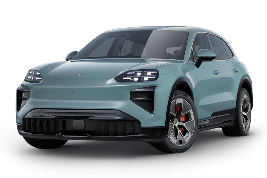 Porsche Cayenne Electric Mystic Green Metallic Colour - Mystic Green ...