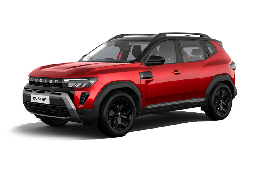 Renault Duster Sunset Red With Black Roof Colour - Sunset Red With ...