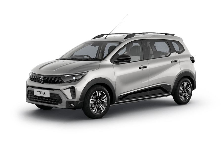 Renault Triber Moonlight Silver Colour - Moonlight Silver Triber Price