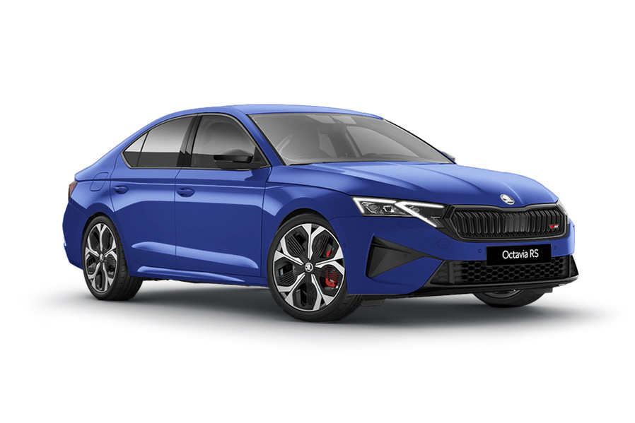 Skoda Octavia RS Race Blue Colour - Race Blue Octavia RS Price