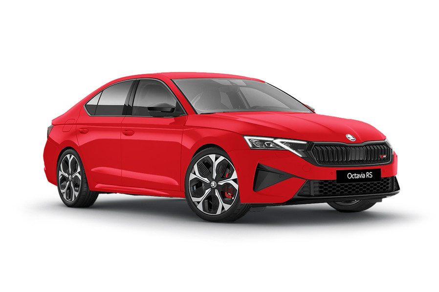 Skoda Octavia RS Velvet Red Colour - Velvet Red Octavia RS Price
