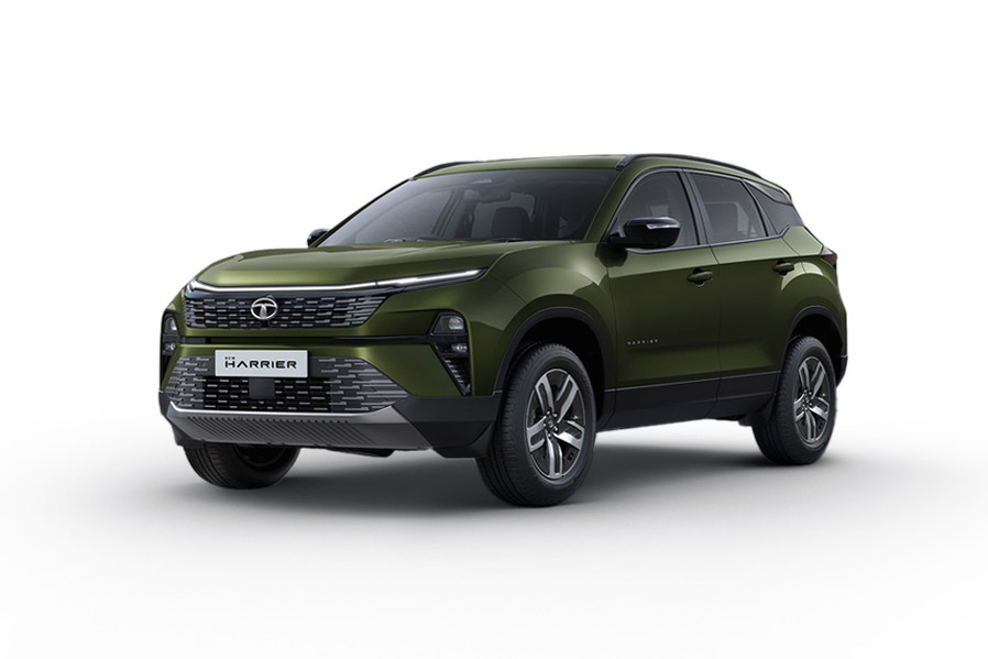 Tata Harrier seaweed green Colour - seaweed green Harrier Price
