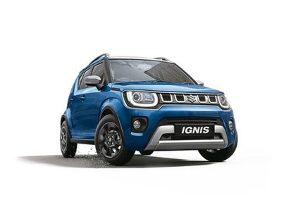 Maruti Ignis Nexa Blue With Silver Roof Colour - Nexa Blue With Silver ...