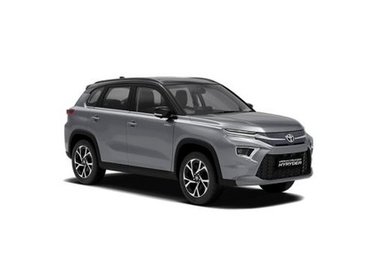 Toyota Urban Cruiser Hyryder Enticing Silver With Midnight Black Colour ...