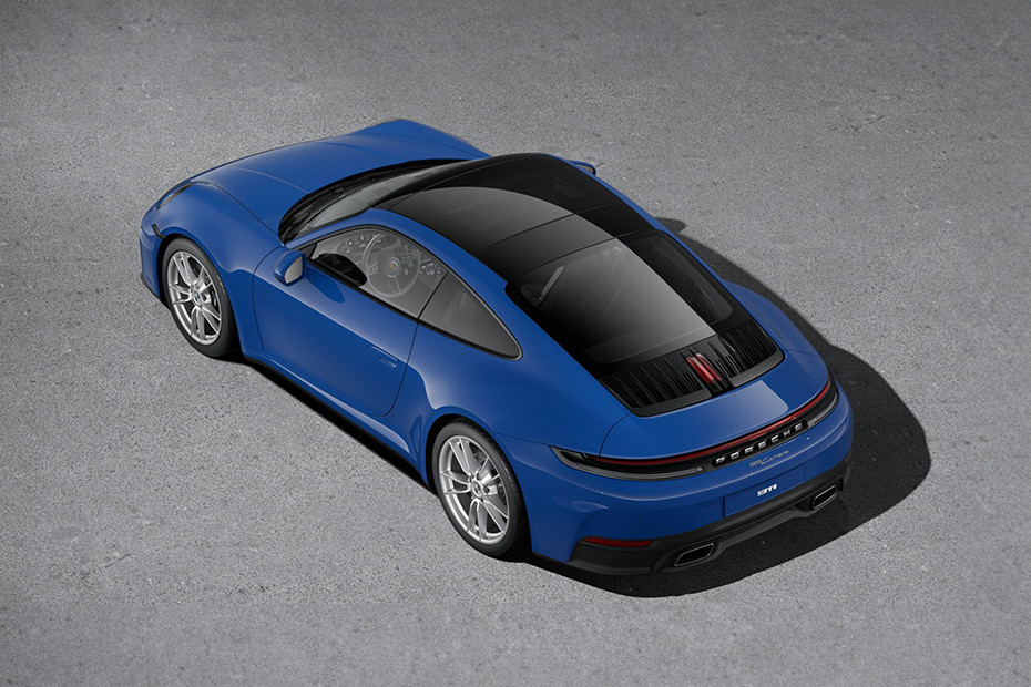 Top Side View Porsche