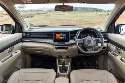 ertiga car inside view