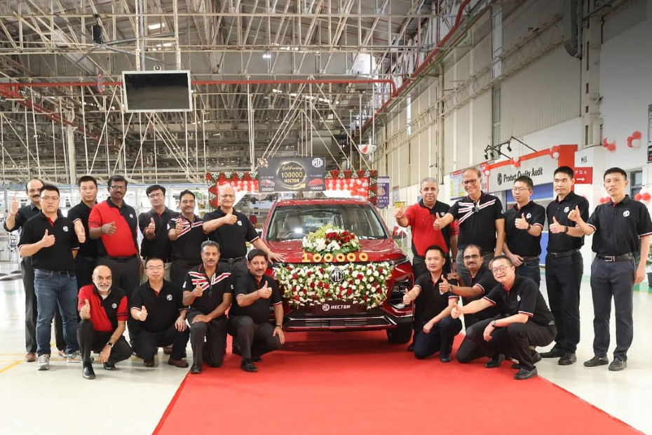 एमजी हेक्टर की एक लाख यूनिट्स का प्रोडक्शन हुआ पूरा, जल्द कंपनी लाएगी ...