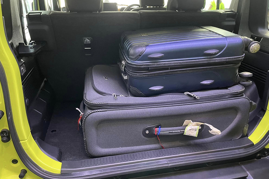 Maruti Jimny Boot Space Capacity Showcased In New Images | CarDekho.com