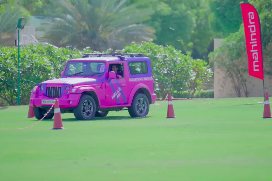 Mahindra Thar Gets Special Livery To Match Colours Of IPL Team ...