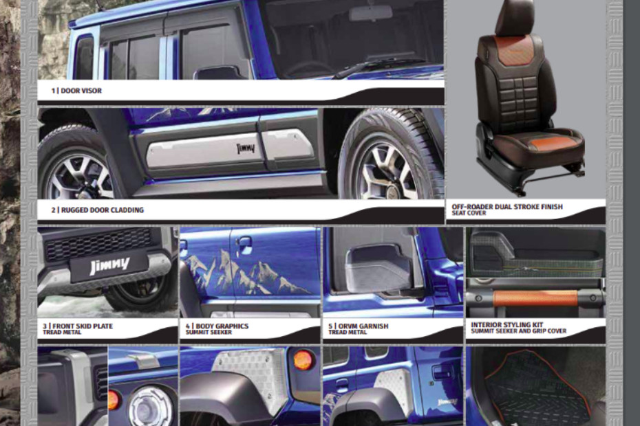 Maruti Jimny Accessories Detailed With Prices | CarDekho.com