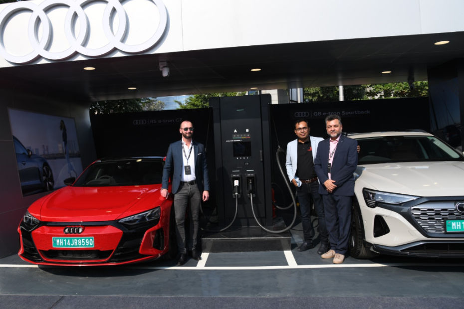 Audi Installs Ultra-fast EV Charger In Mumbai Powered By Renewable ...