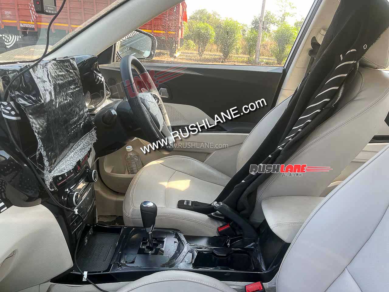 Mahindra XUV300 Facelift Interior Spied: Expected Features, Powertrains ...