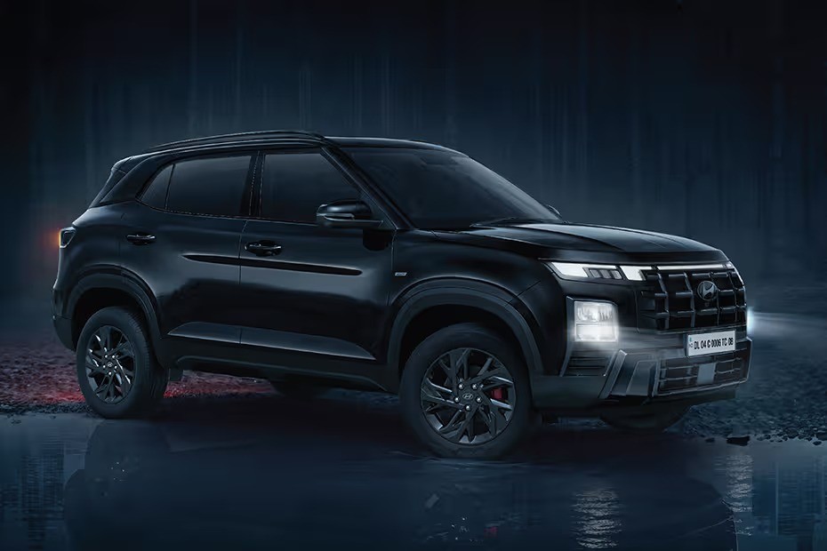 Hyundai Exter Knight Edition vs Creta Knight Edition: Design ...