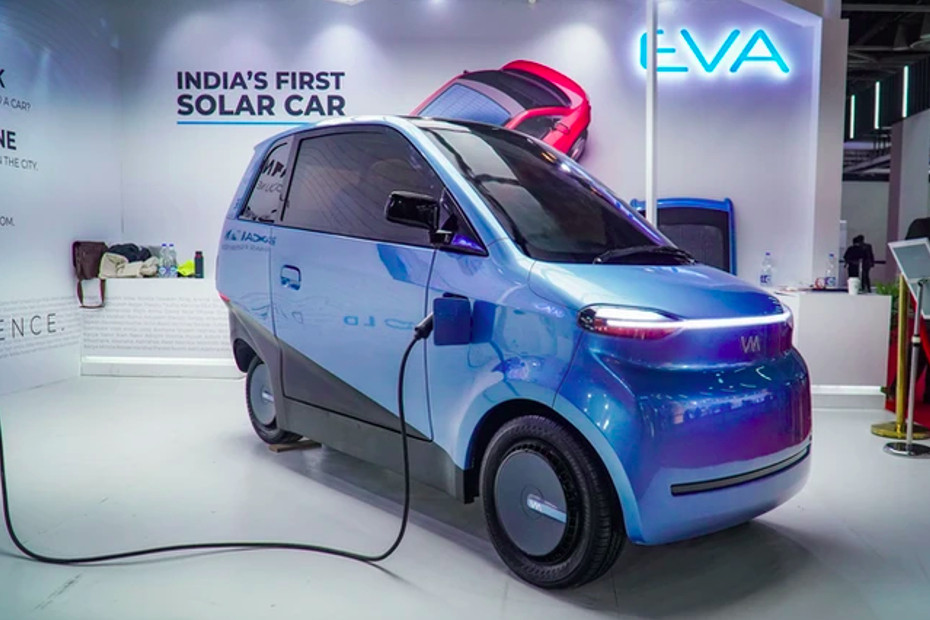 Vayve Eva Solar-powered Electric Car To Be Showcased At Bharat Mobility Global Expo 2025 ...