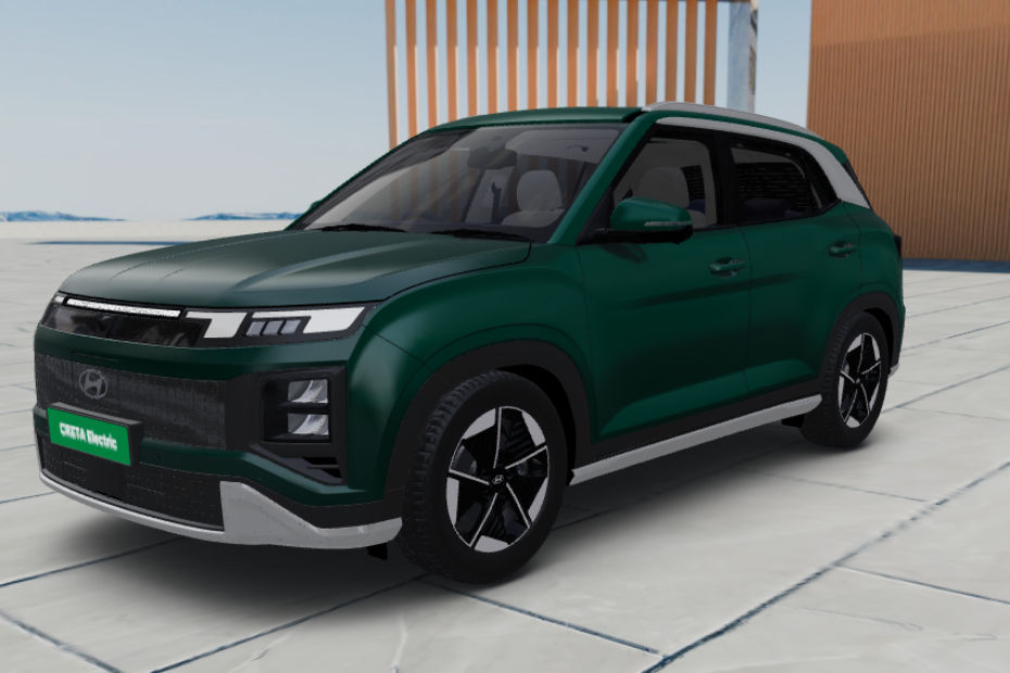 Hyundai Creta Electric (Creta EV) Colour Choices Revealed: Black, White ...