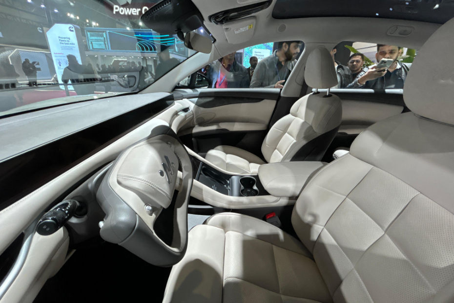 Bharat Mobility Global Expo 2025: MG iM 5 Electric Sedan Showcased In ...