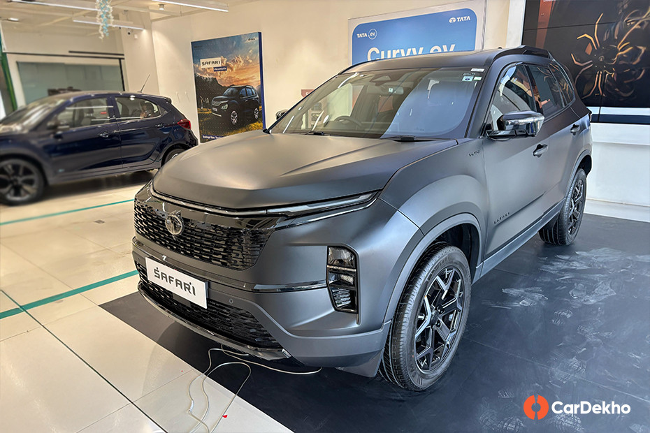 Tata Safari Stealth Edition Reaches Dealerships After Its Recent Launch ...