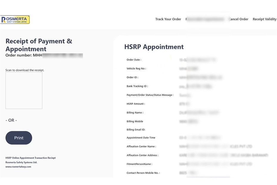 Apply For HSRP Number Plate In 11 Easy Steps, For Cars Sold Before April 2019 In Maharashtra ...