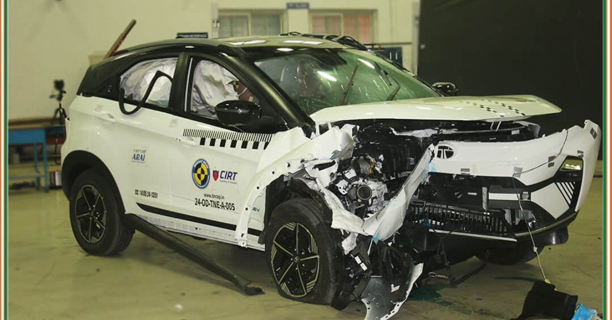 Tata Nexon EV’s 5-star Bharat NCAP Ratings Extended For The New ...