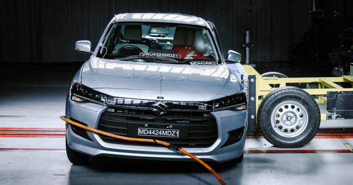 Maruti Dzire Bharat NCAP vs Global NCAP Crash Test Comparison ...