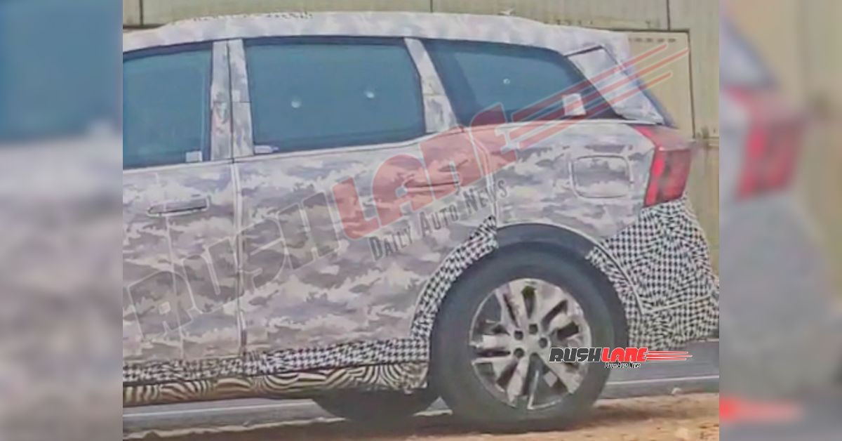 Upcoming Mahindra XUV700 Facelift Spotted Again With Production-spec ...