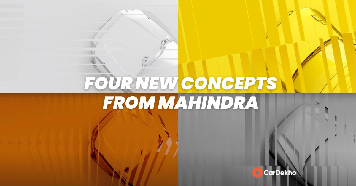 Mahindra Teased Four New SUV Concepts, Likely To Be Unveiled On August ...