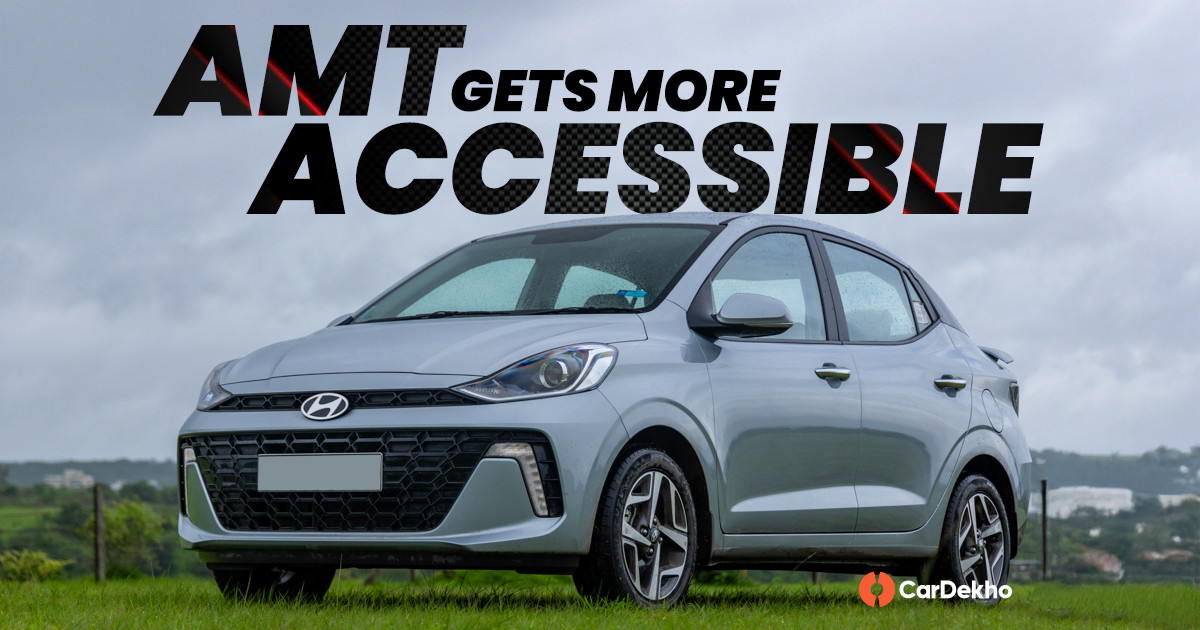 Hyundai Aura One-Above-Base S AMT Variant Launched At Rs 8.08 Lakh ...