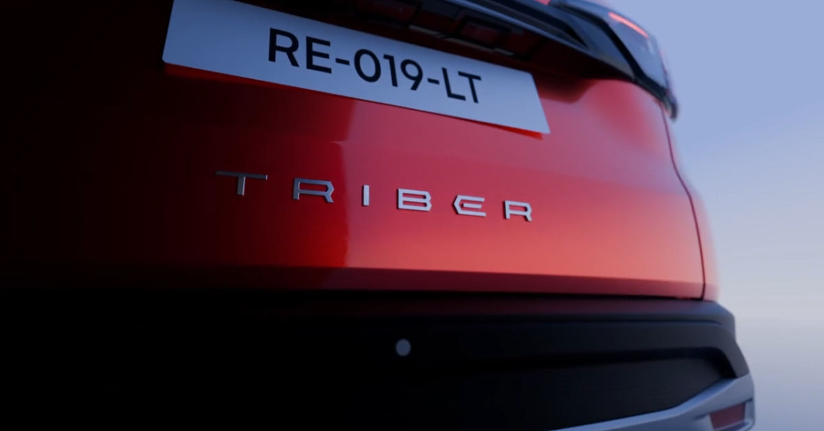 2025 Renault Triber Facelift Teased For The First Time, Showcases A ...