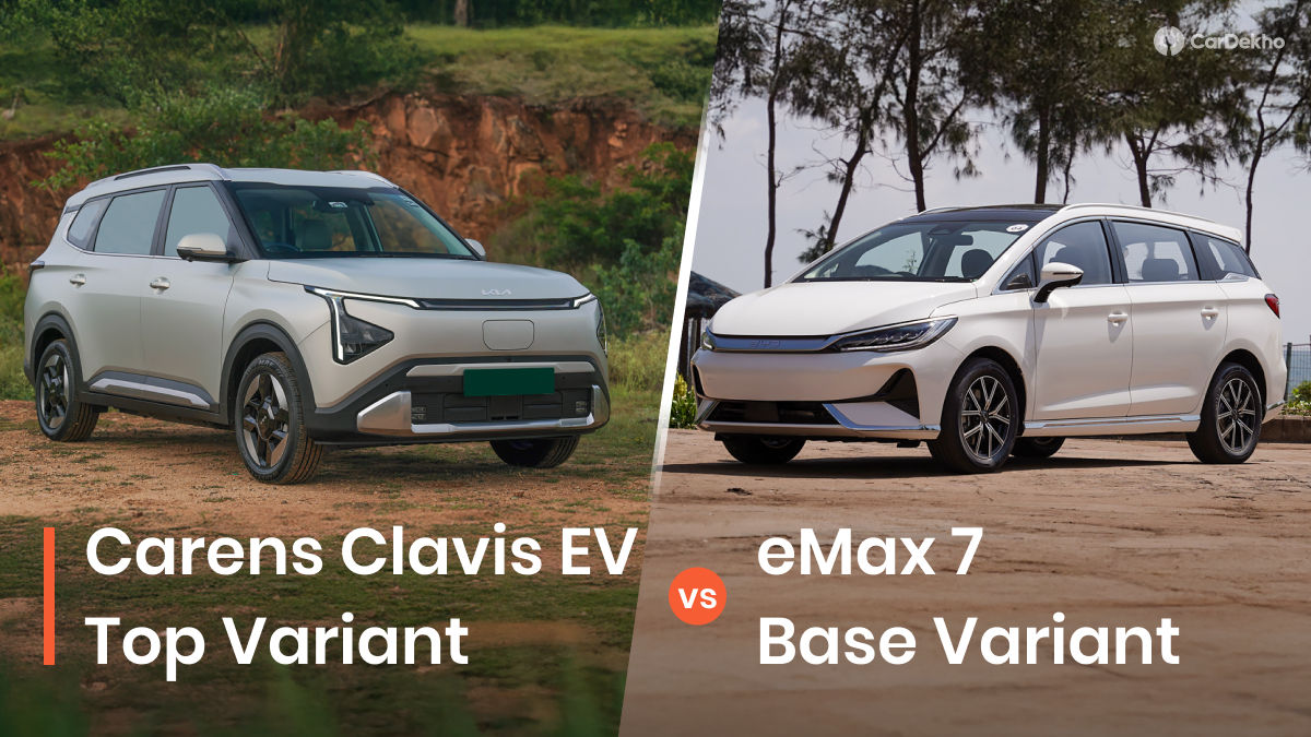 2025 Kia Carens Clavis EV Top-spec HTX Plus Variant vs BYD eMax 7 Base ...