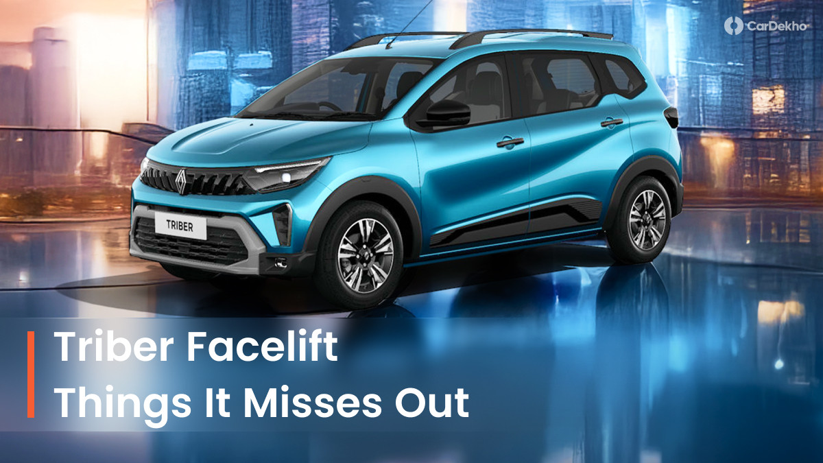 2025 Renault Triber Facelift Misses Out On These Five Things: Alloy ...
