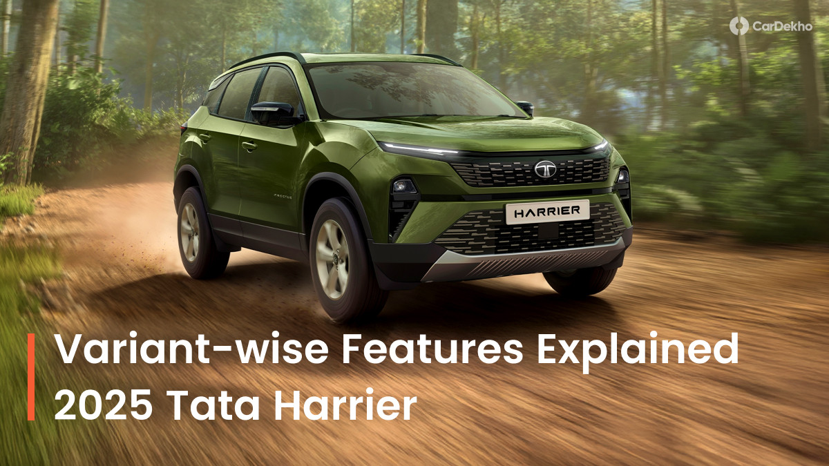 2025 Tata Harrier Six Variants Explained: Smart, Pure X, Adventure X, Adventure X Plus, Fearless ...