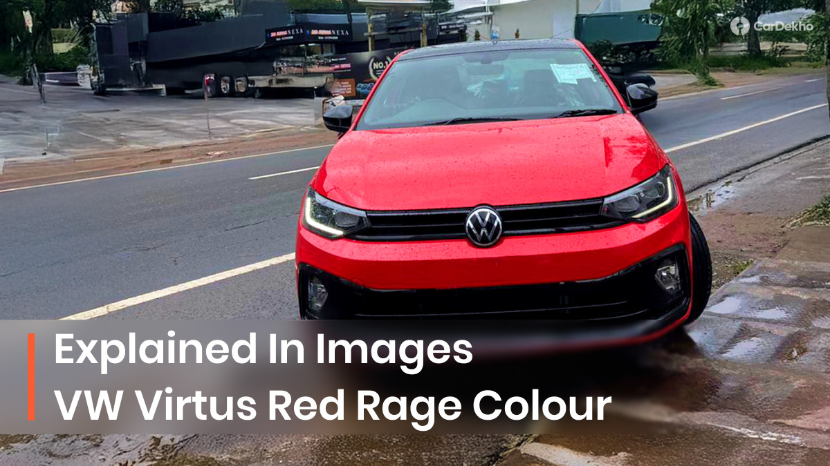 Volkswagen Virtus GT Line’s New Flash Red Colour Explained In Real-life ...