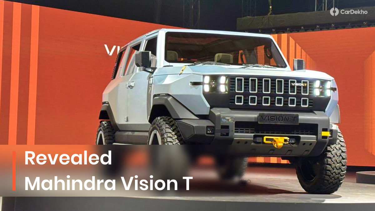 Mahindra Vision.T SUV Concept Unveiled: Design, Features, Powertrain ...