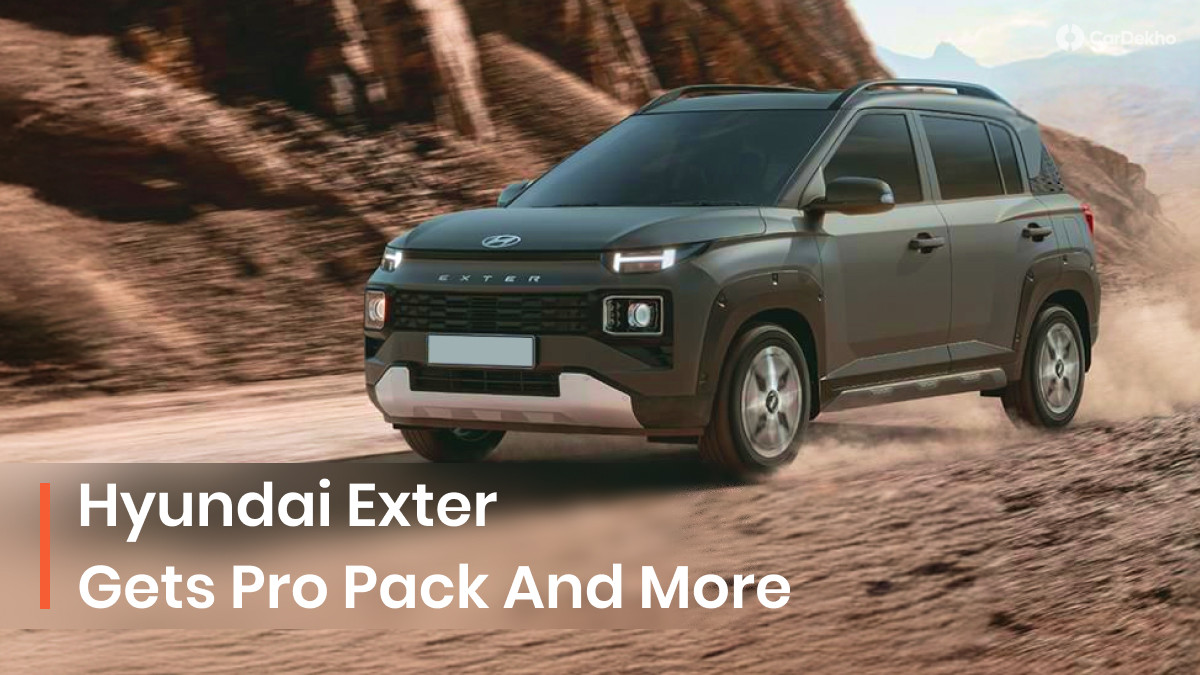 Hyundai Exter Gets A New Pro Pack With Exterior Accessories; Also Offers A New Titan Grey Matte ...