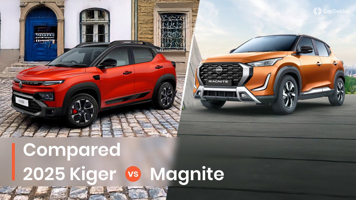 2025 Renault Kiger Facelift vs Nissan Magnite: Dimensions, Engine ...