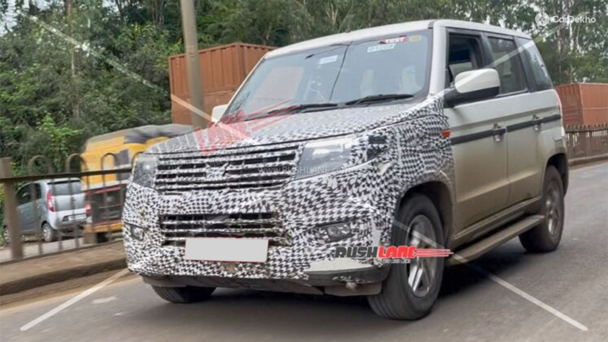 Updated 2025 Mahindra Bolero Neo Spied Testing With A New Grille Design ...