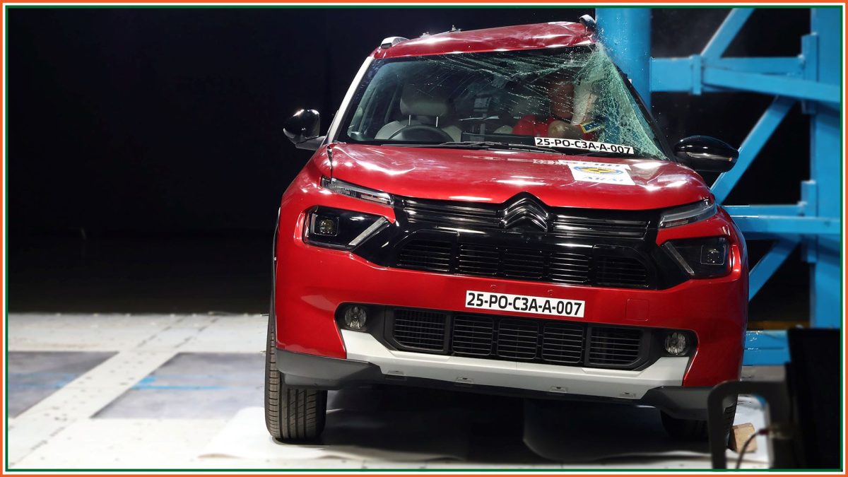 Citroen Aircross vs Maruti Victoris Bharat NCAP (BNCAP) Crash Test ...