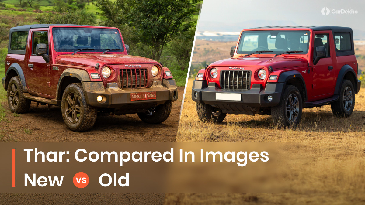 2025 Mahindra Thar Facelift vs Old Mahindra Thar: Design, Interior ...