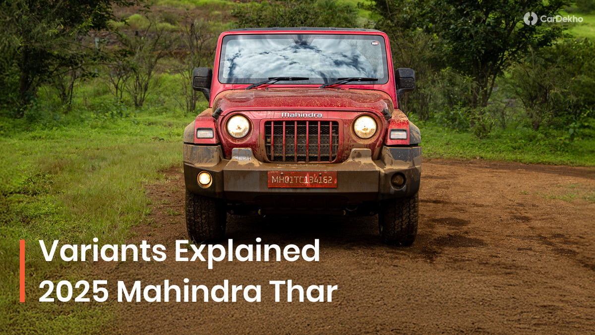 2025 Mahindra Thar Facelift AXT And LXT Variant-wise Features Explained ...