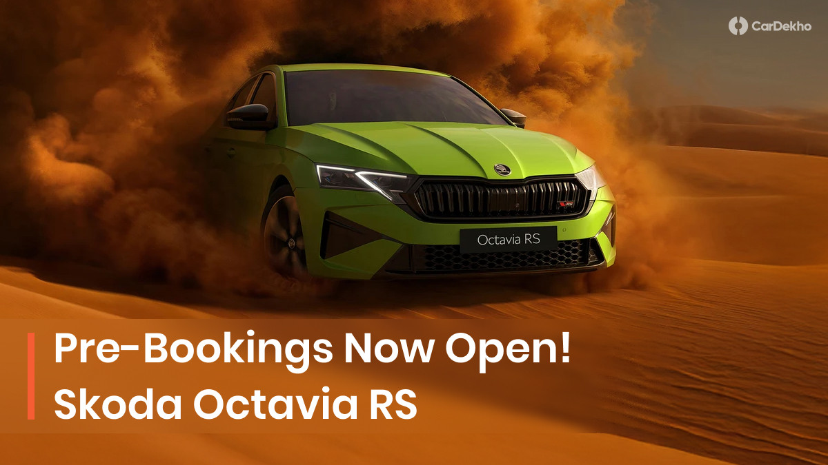 Skoda Octavia RS Pre-bookings Open, Prices To Be Announced On October ...