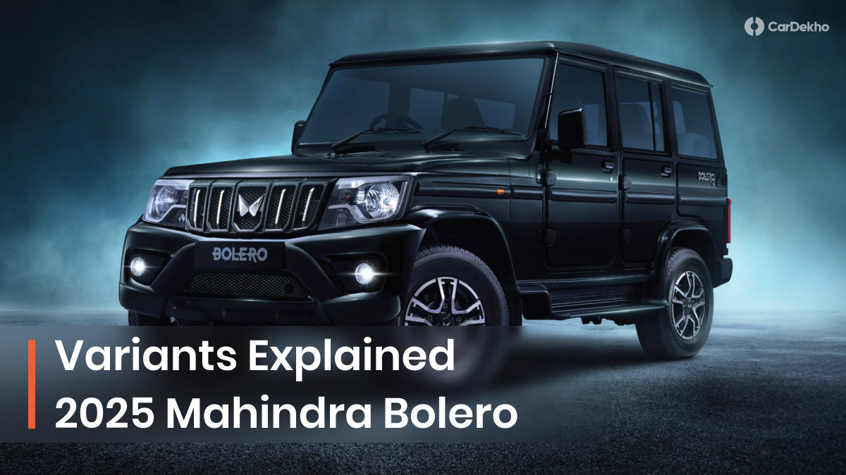 2025 Mahindra Bolero: Variant-Wise Features Explained | CarDekho.com