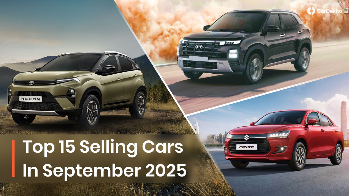 Top 15 Best-selling Cars In September 2025: Tata Nexon, Maruti Dzire ...